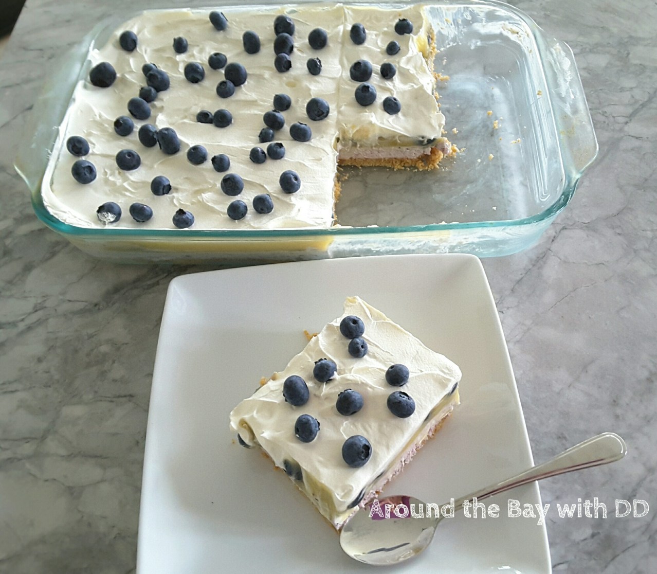 No Bake Blueberry Dessert – Around the Bay with DD